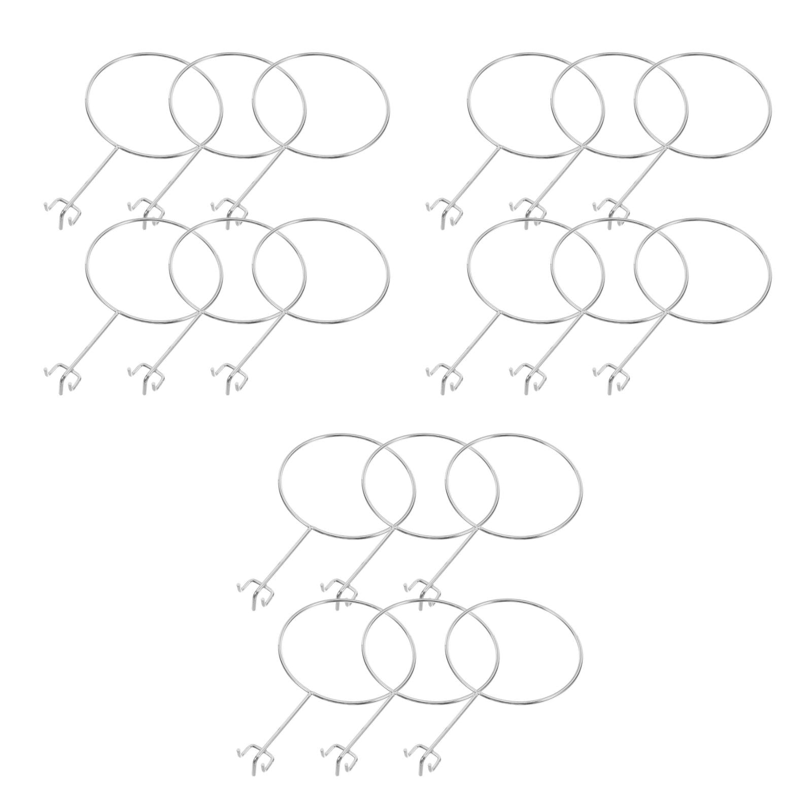 HOMEMAXS 18 pcs Metal Hat Rack Retail Store Supplies Slat Wall ...