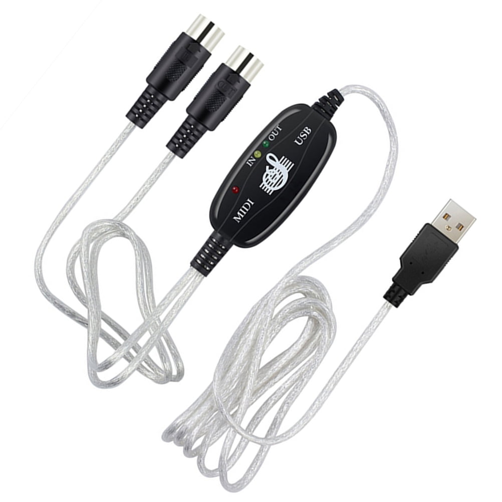 HOMEMAXS 180 X2cm Keyboard Adapter Cable Connection USB Audio Interface ...