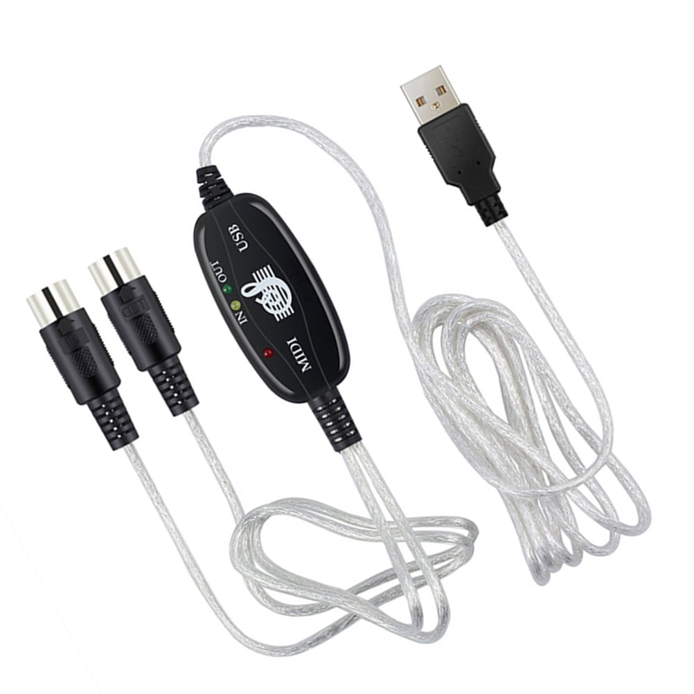 HOMEMAXS 180 X2cm USB Interface Audio with Keyboard Connection Cable ...
