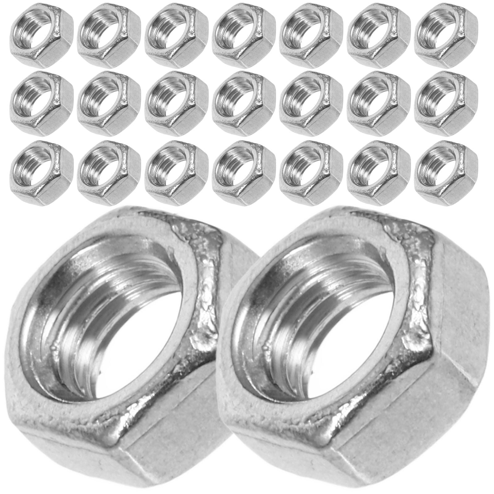 HOMEMAXS 180pcs Nuts 304 Stainless Steel Nut Machinery Screws Fastening ...