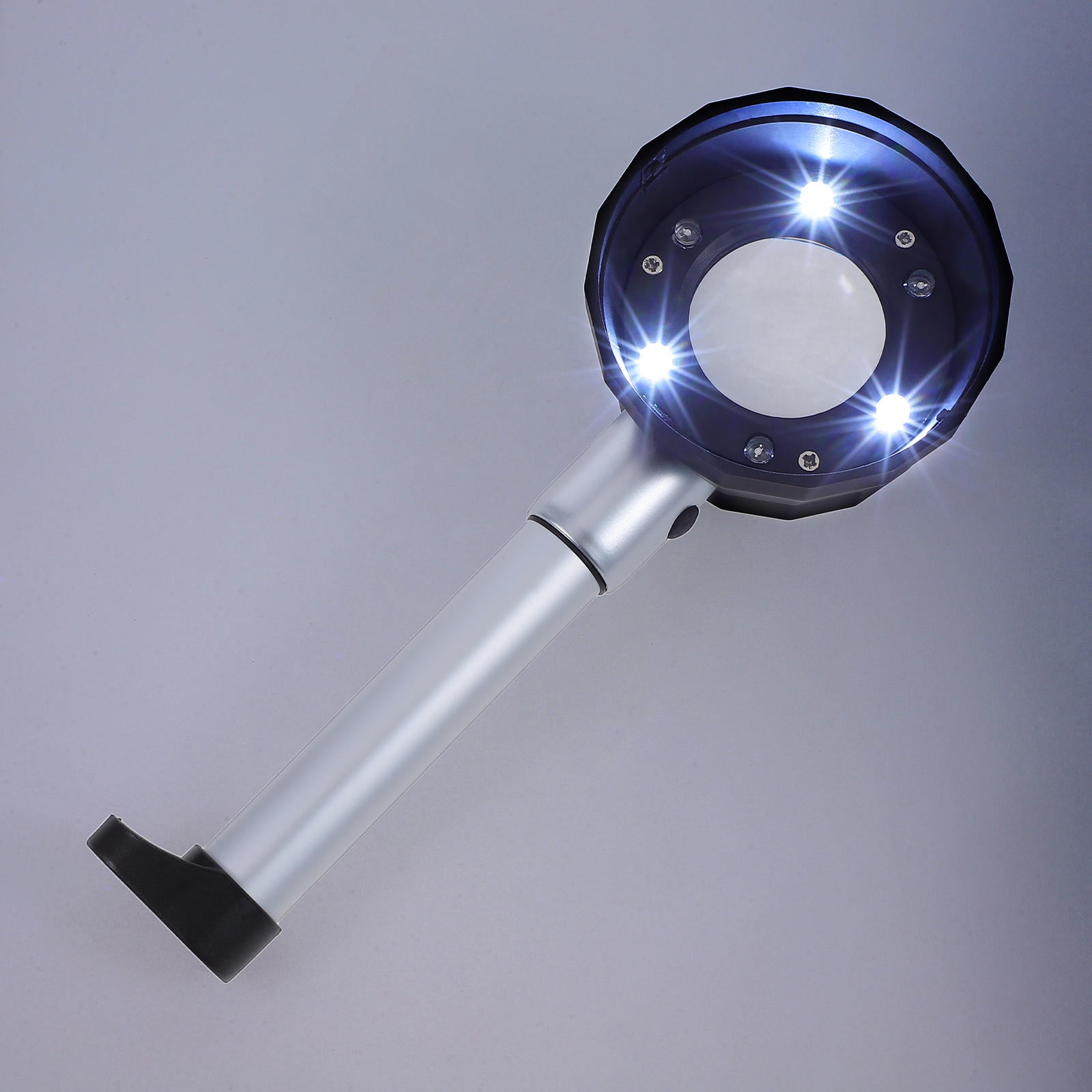 HOMEMAXS 1PC 30X Handheld Magnifying Glass with LED and Scale Portable ...