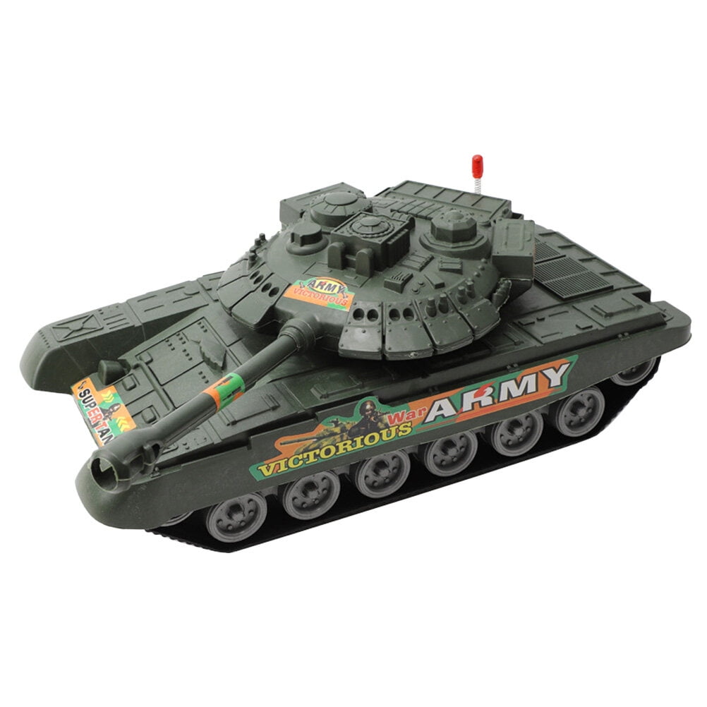 HOMEMAXS 1PC Large Size Inertial Tank Toy Funny Kids Tank Toy Simulated ...