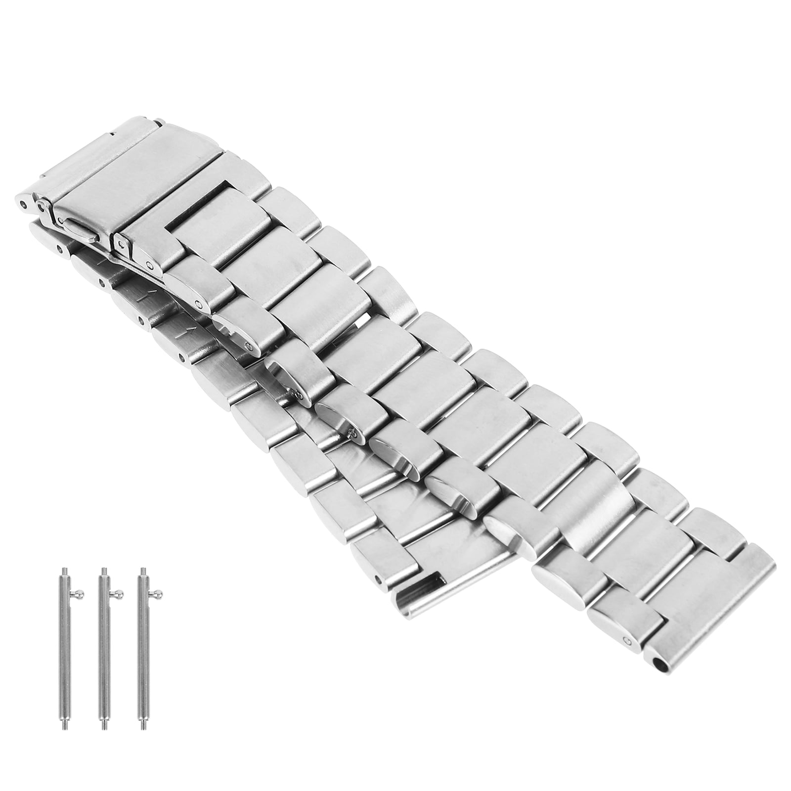 1Pack Silver Watch Band for Daily Use Durable Stainless Steel - Walmart.com
