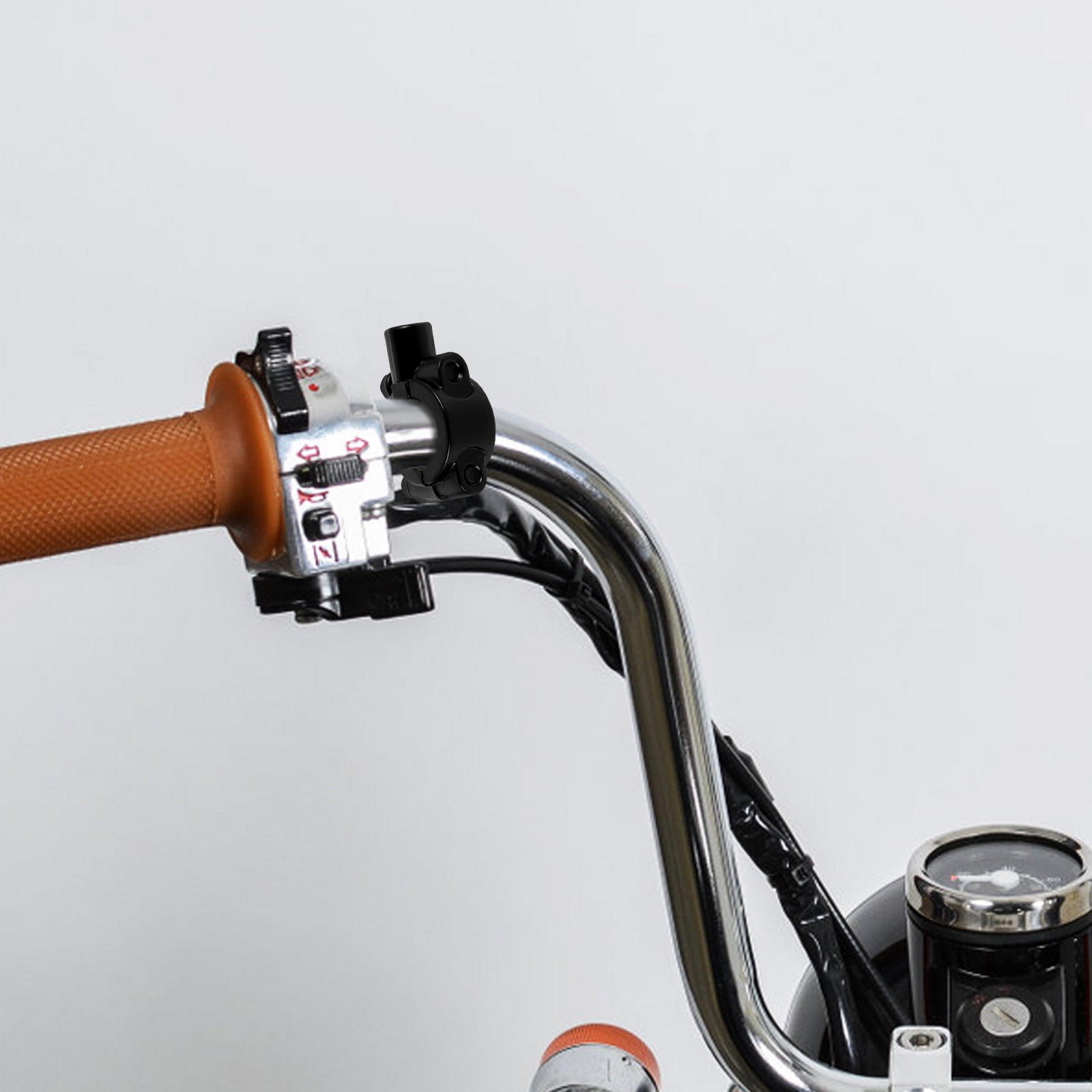 1Pair Adjustable Motorcycle Rearview Mirror Bracket Motorcycle Mirror Mount Clamp Handlebar ...