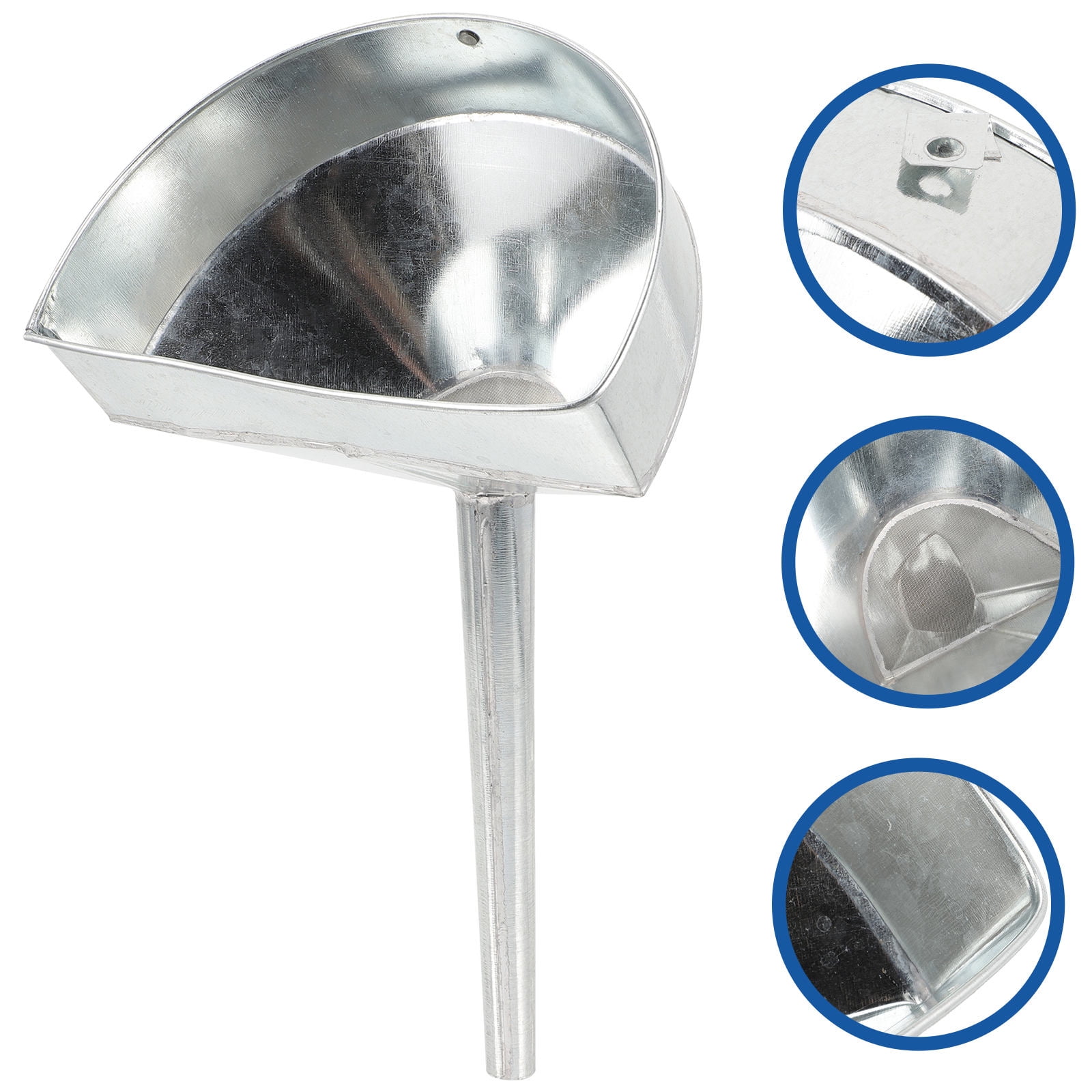 HOMEMAXS 1Pcs Stainless Steel Sloped Long Spout Refueling Funnel for ...