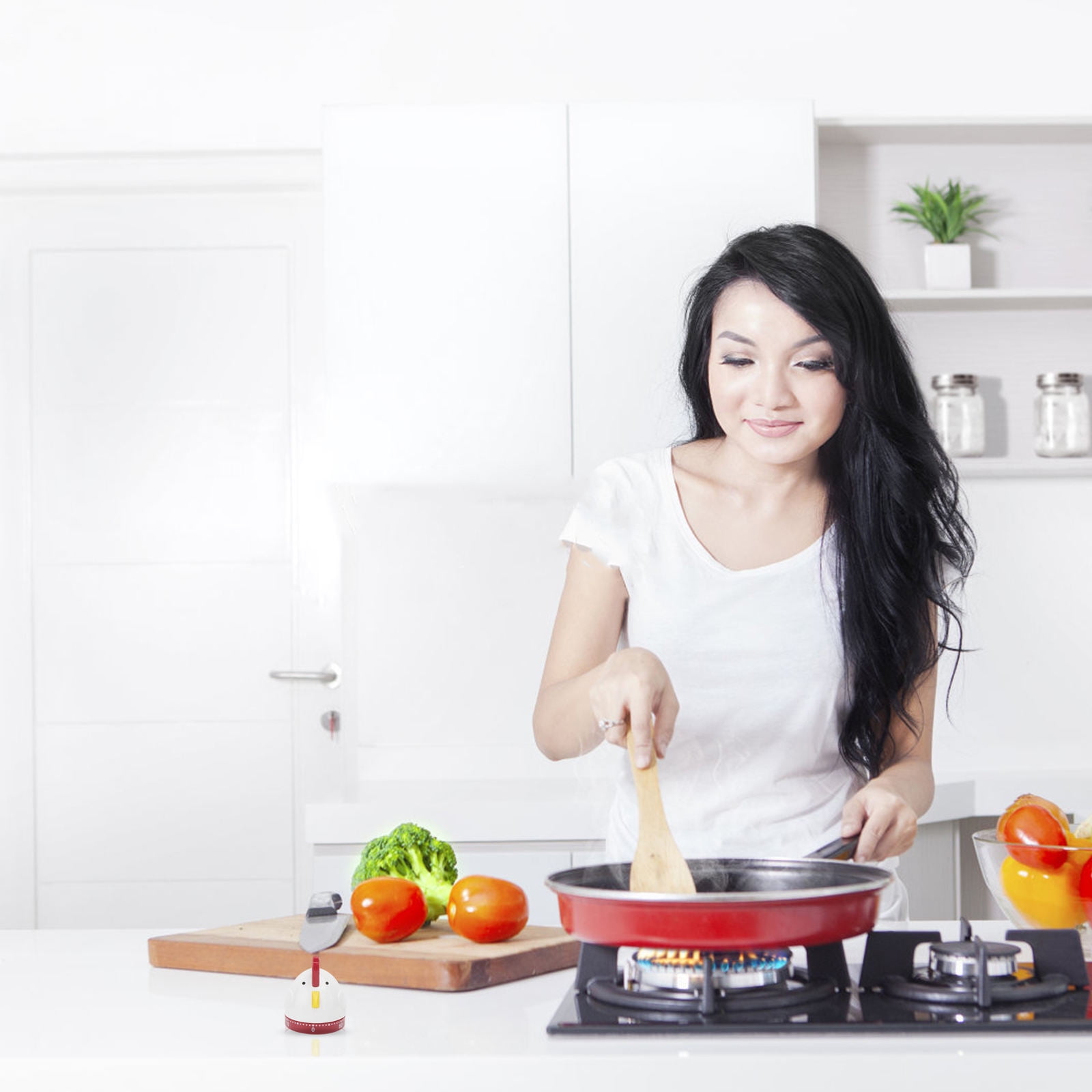 HOMEMAXS 1Set Funny Kitchen Timer Rooster Timer For Elderly And ...