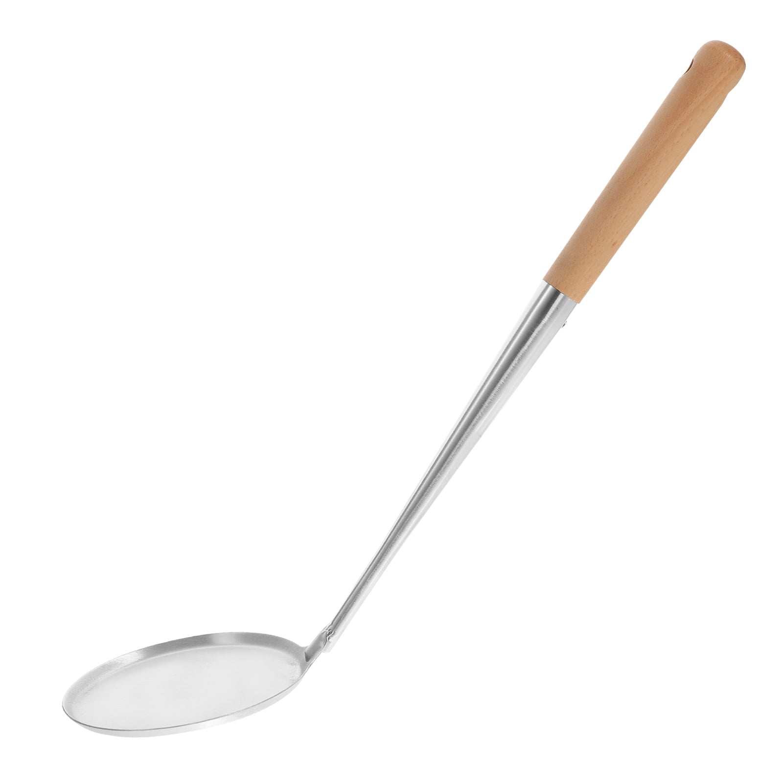 1Set Non Stick Frying Spoon Wooden Handle For Heat Resistant Cooking In ...