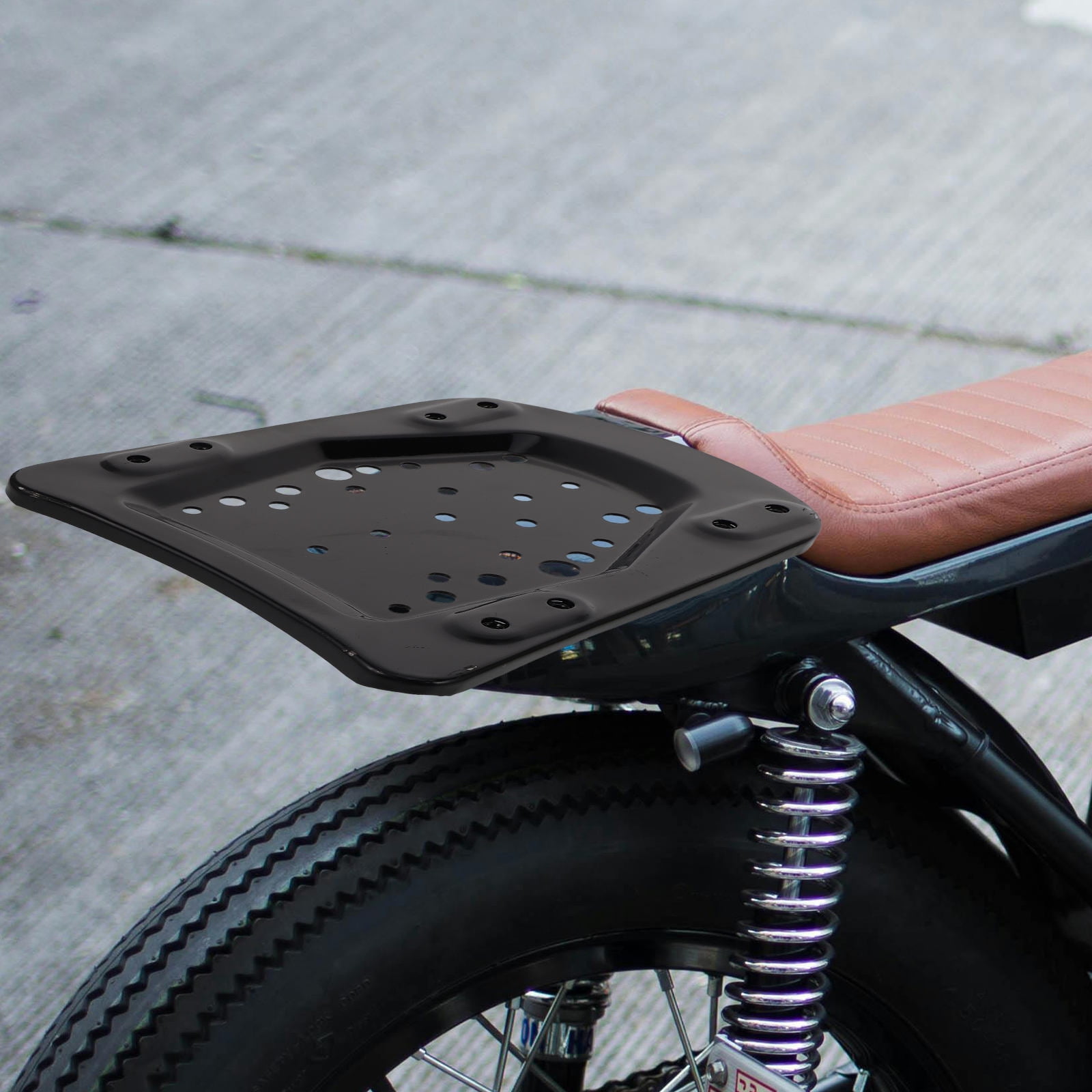 HOMEMAXS 1Set Universal Motorcycle Rear Luggage Rack Base Plate Adapter ...