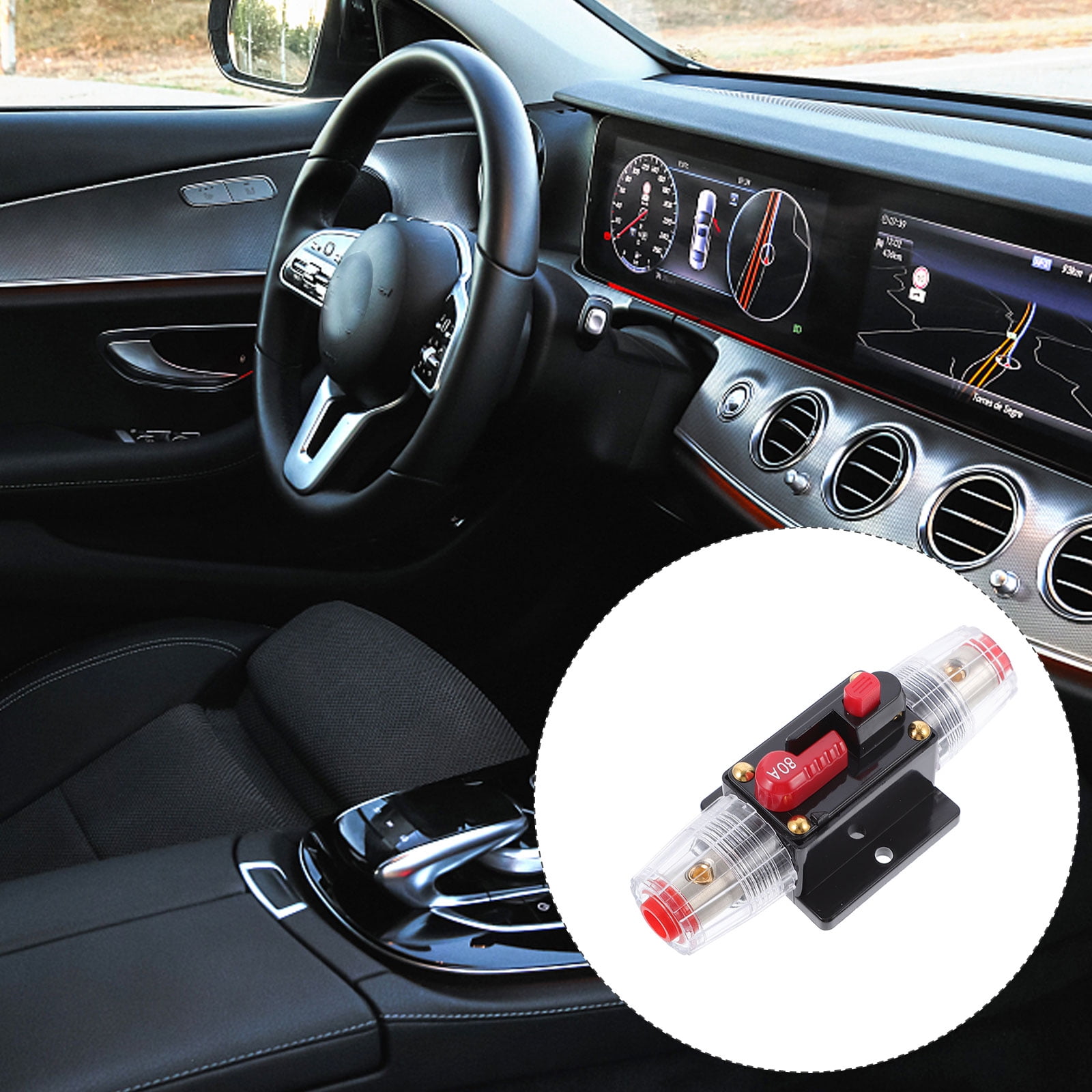 HOMEMAXS 1pc Circuit Breaker 80A Fuse Manual Reset Useful RV Circuit ...