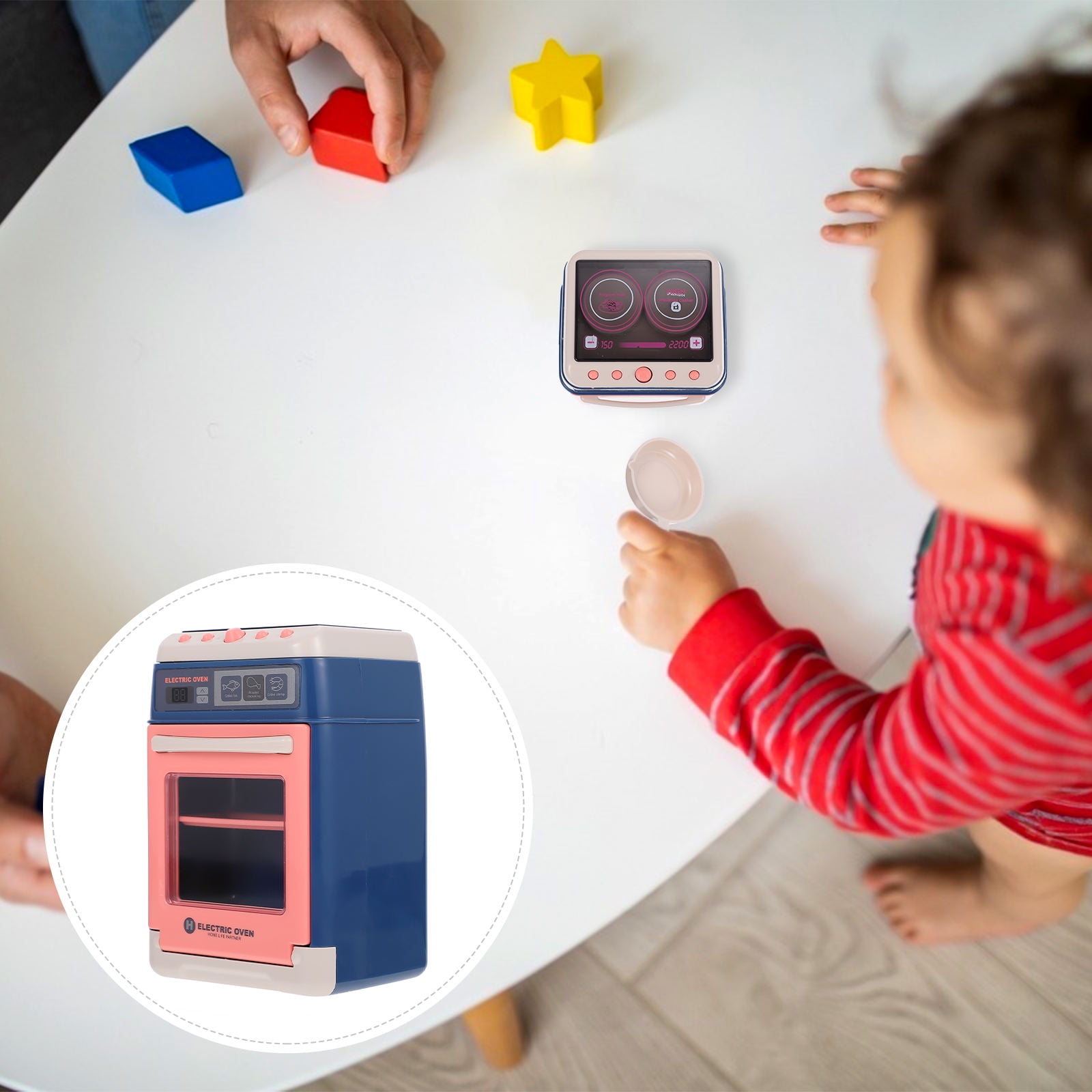 HOMEMAXS 1pc Toy Cartoon Design Electric Oven Plaything Children Play ...