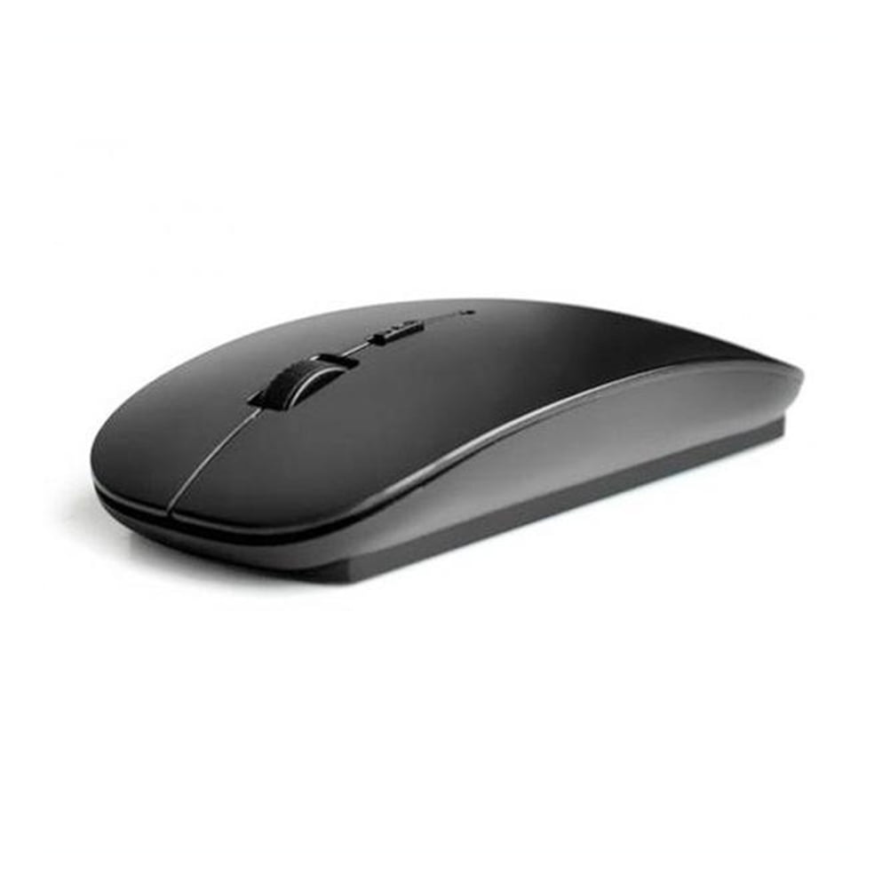 HOMEMAXS 2.4G 4 Buttons Ergonomic Flat Wireless Mouse with USB Nano ...