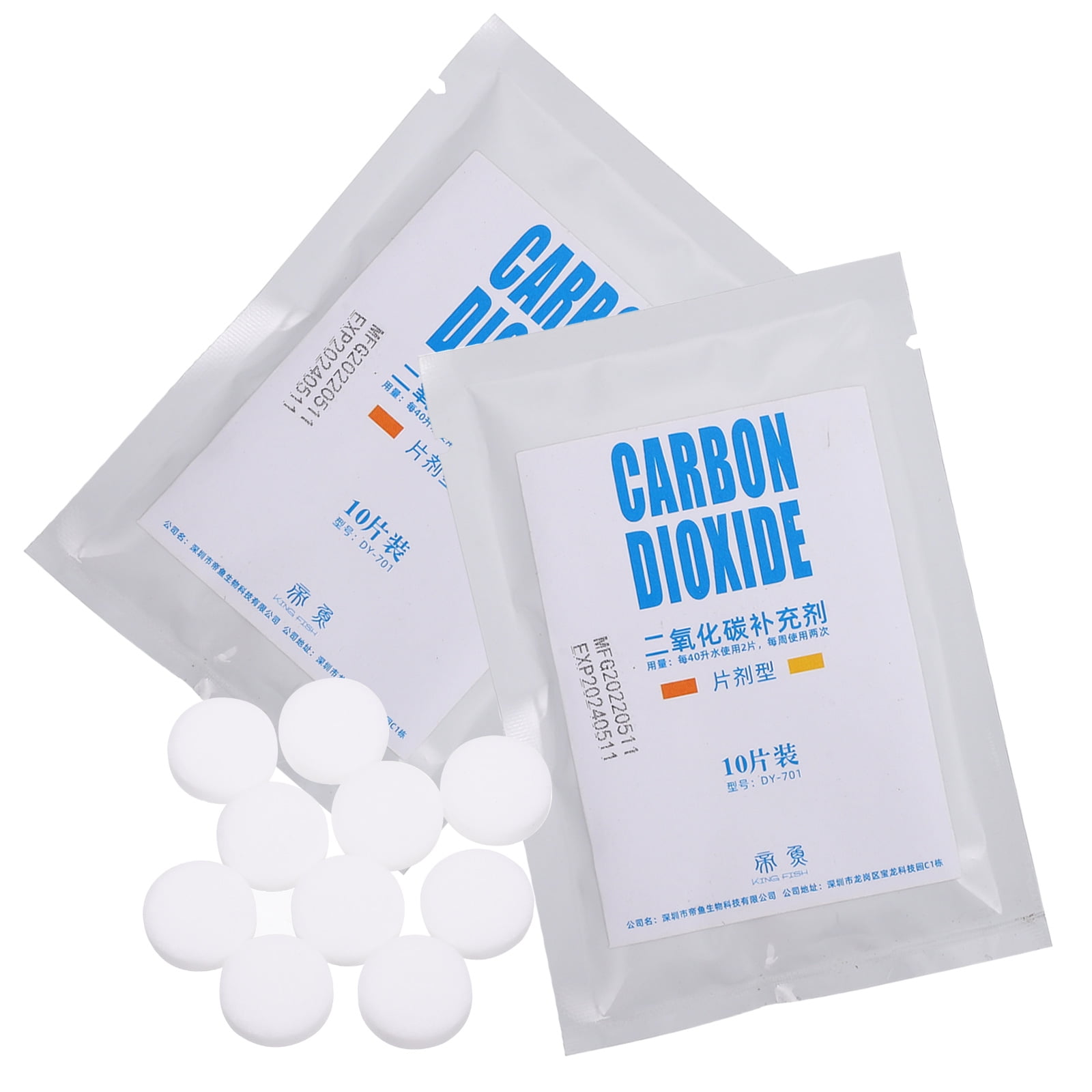 HOMEMAXS 2 Bags Water Plant Tank Co2 Tablets Aquarium Plants Fish White ...