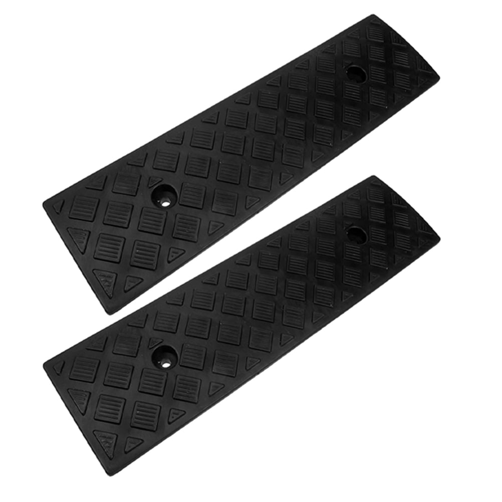 HOMEMAXS 2 PCS Tabletop Rollers Pucks Curb Motorcycle Step Mat Slope ...