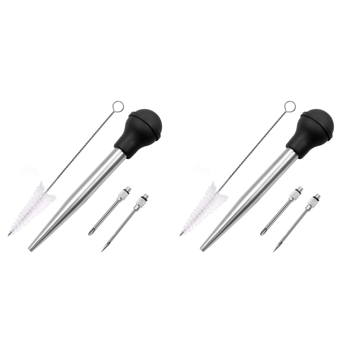 HOMEMAXS 2 PCS Turkey Seasoning Pump Meat Injector Marinade Sauce ...