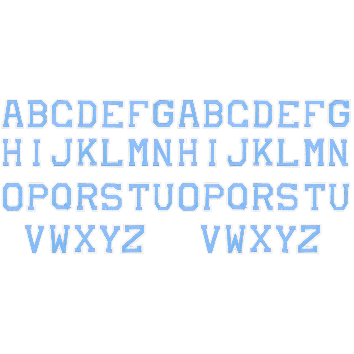 HOMEMAXS 2 Pack Sew Letter Cloth Sticker Clothing Repair Child 5X4CM ...