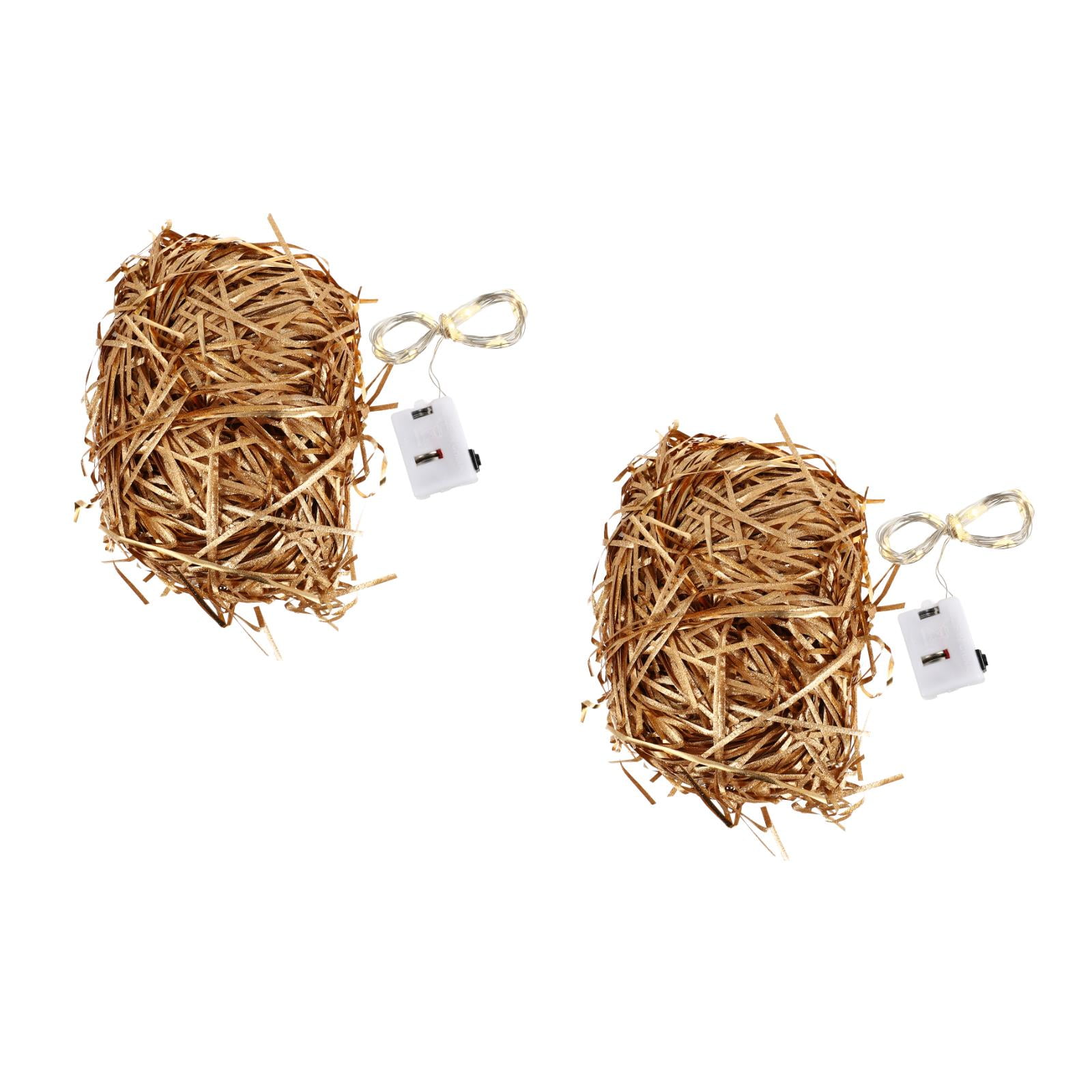 HOMEMAXS 2 Packs Crinkle Paper Shred Filler Shiny Glitter Paper Basket ...