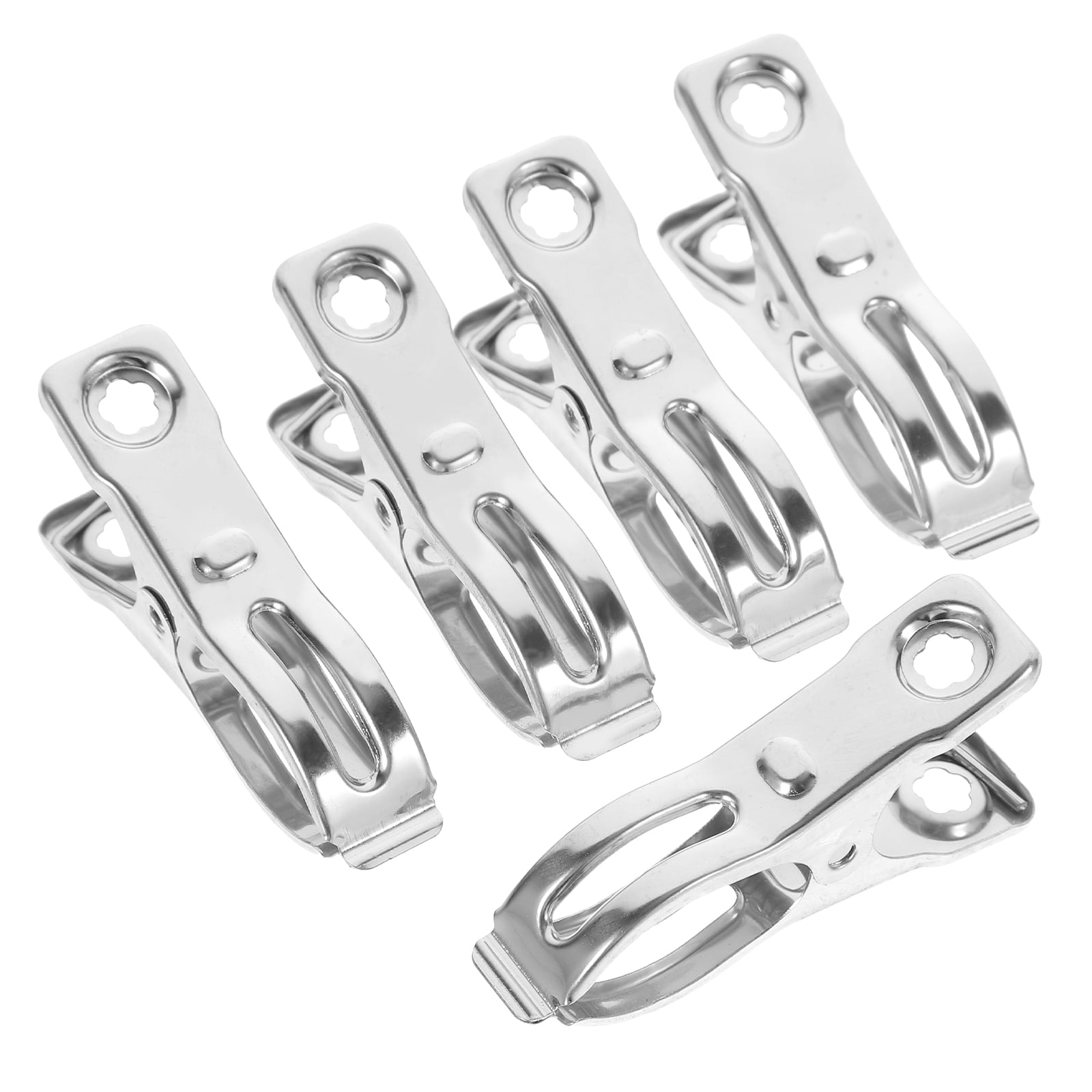 HOMEMAXS 2 Packs Stainless Steel Drying Clip Hanger for Pants Clamps ...