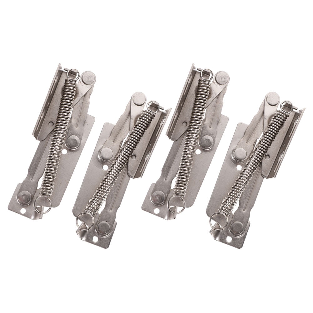 HOMEMAXS 2 Pair Spring Loaded Hinge Door Hinges Lid Support Hinges Self ...