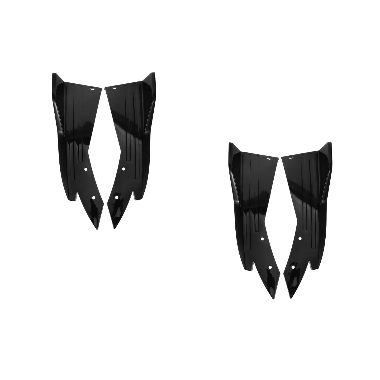 HOMEMAXS 2 Pairs Car Rear Bumper Spoiler Car Rear Diffuser Rear Spoiler ...