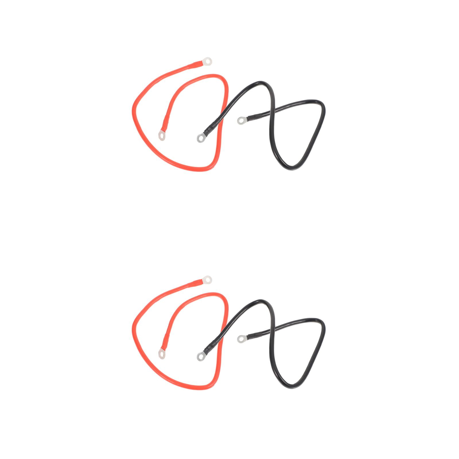 HOMEMAXS 2 Pairs Copper Cable Professional Power Inverter Cable Vehicle ...