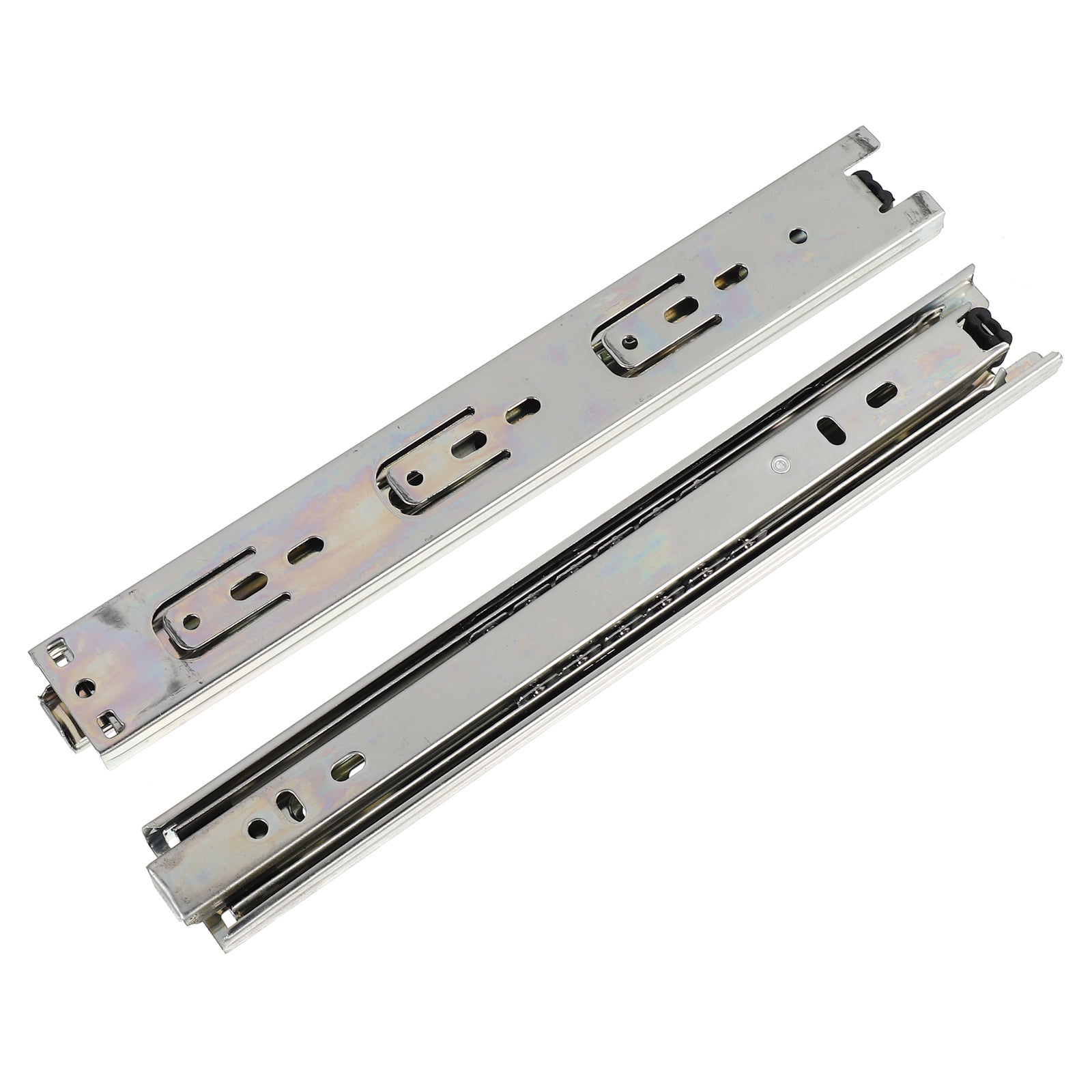 2 Pairs Furniture Slides Drawer Rail for Drawers Sliding Guides Quiet ...