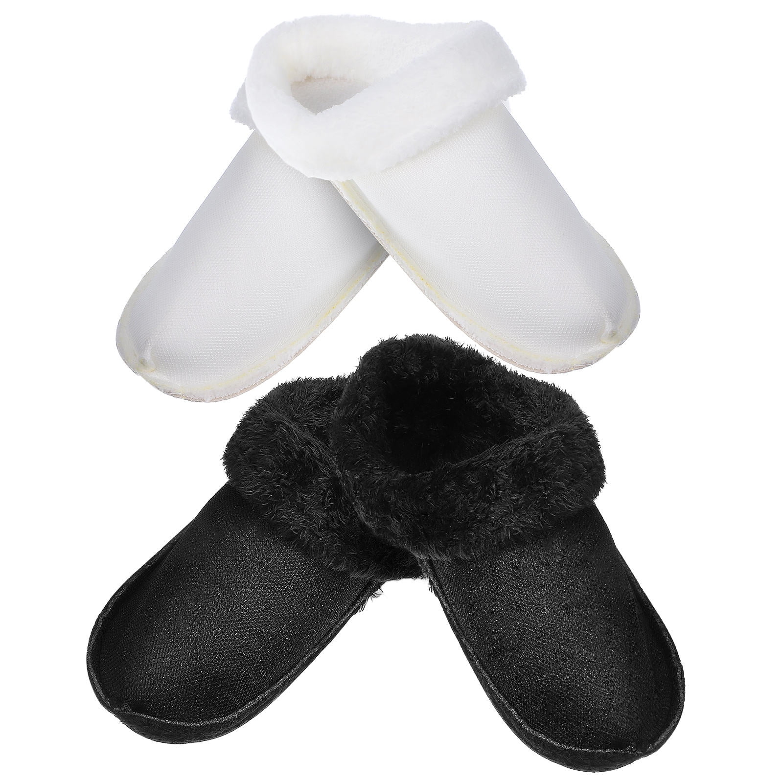 HOMEMAXS 2 Pairs Plush Shoe Liners Warm Boot Inserts Fuzzy Clog Inserts ...