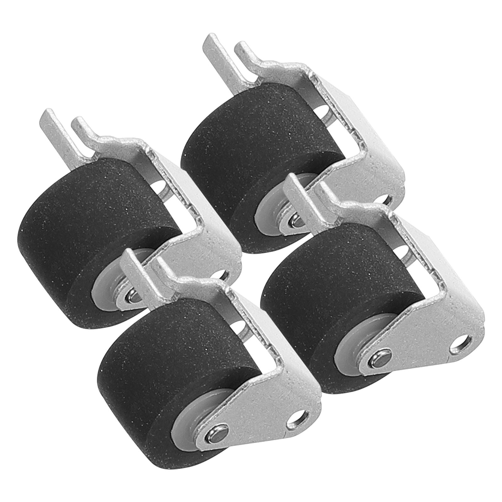 2 Pairs Return Belt Machine Pressure Pulley Door Stoppers Caster Wheels ...