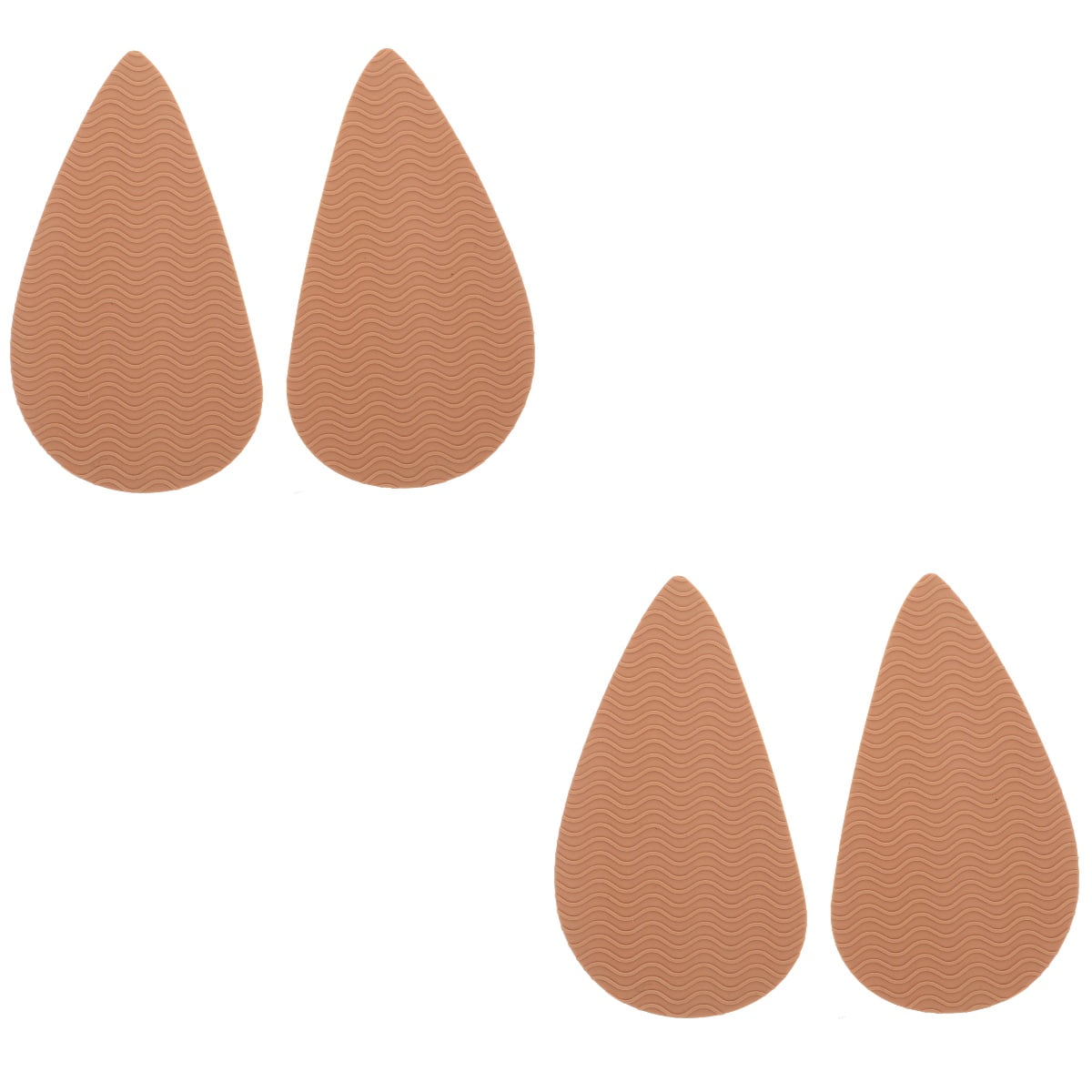 HOMEMAXS 2 Pairs of Anti Slip Shoe Grips Heel Stoppers Adhesive High ...