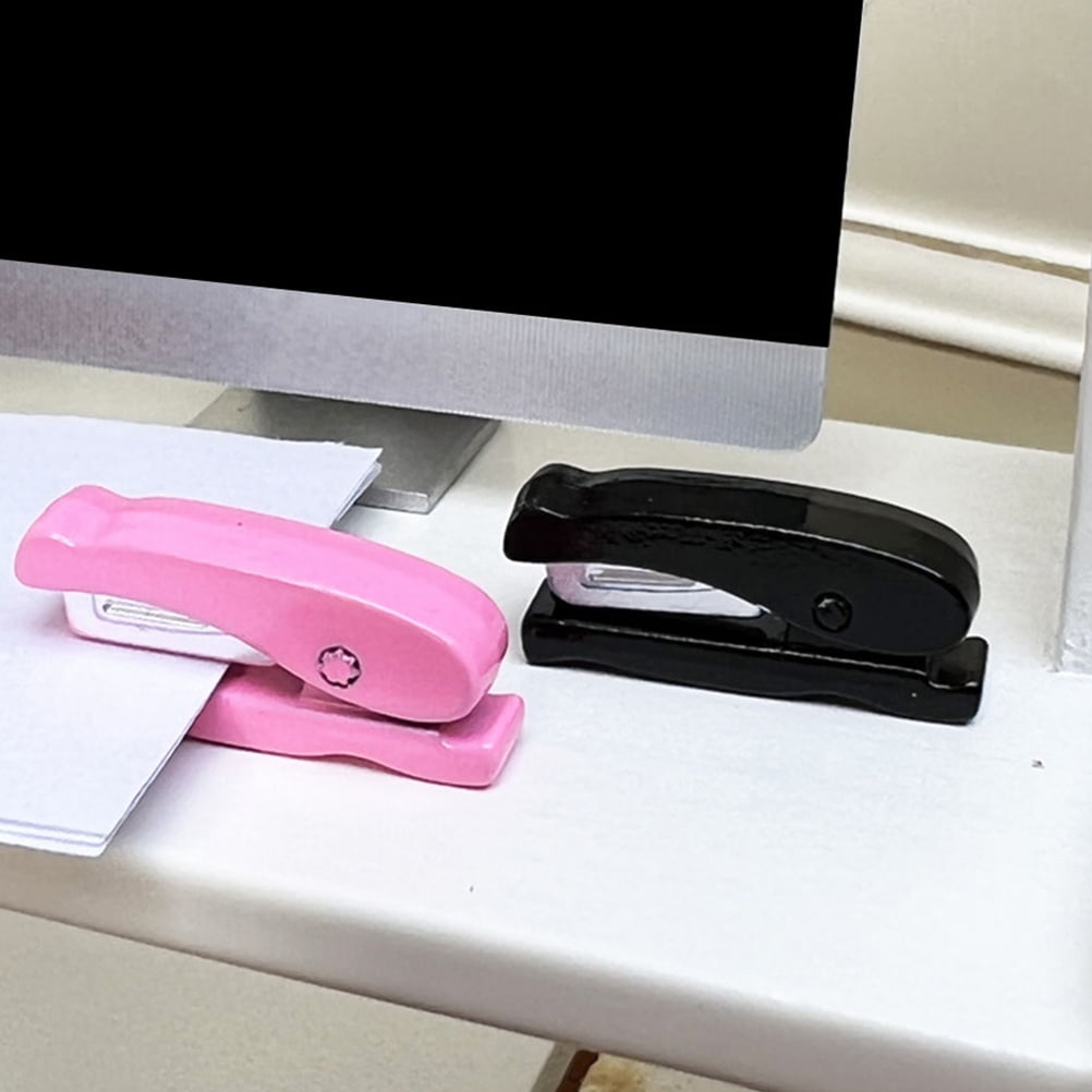 HOMEMAXS 2 Pcs Accessories for Dolls Mini Stapler Model Baby Child ...