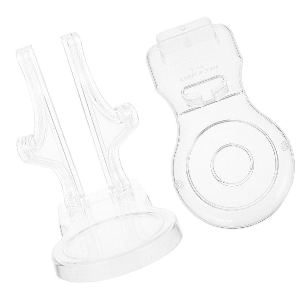 HOMEMAXS 2 Pcs Acrylic Display Stand Computer Dual Monitor Table Risers ...