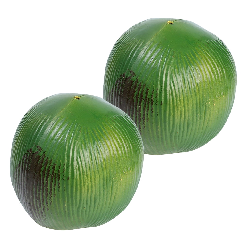 HOMEMAXS 2 Pcs Artificial Coconut Palm Tree Cake Topper Fruit Fruits ...