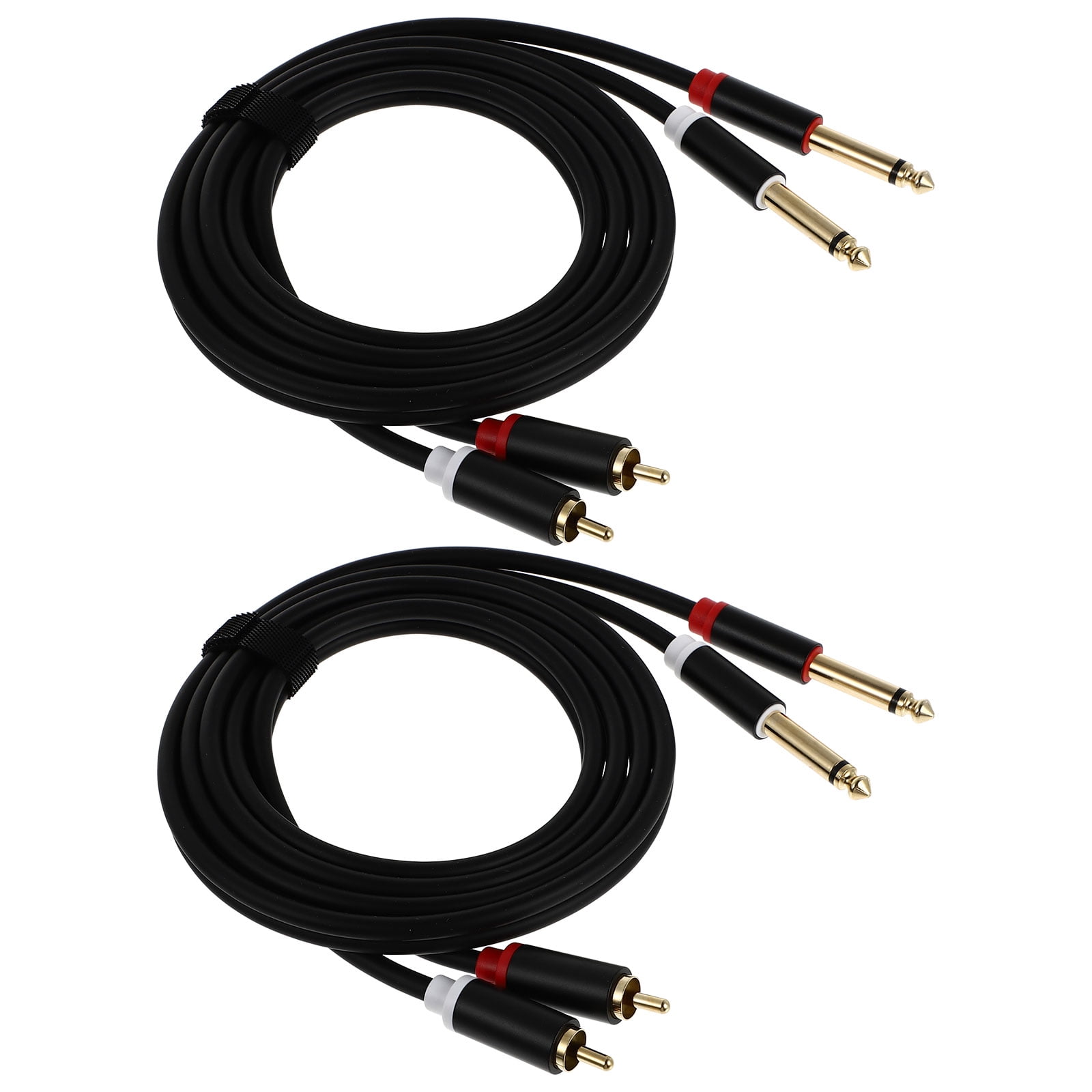 HOMEMAXS 2 Pcs Audio Cable Speaker Wire Microphone Cables Speakers Coax ...