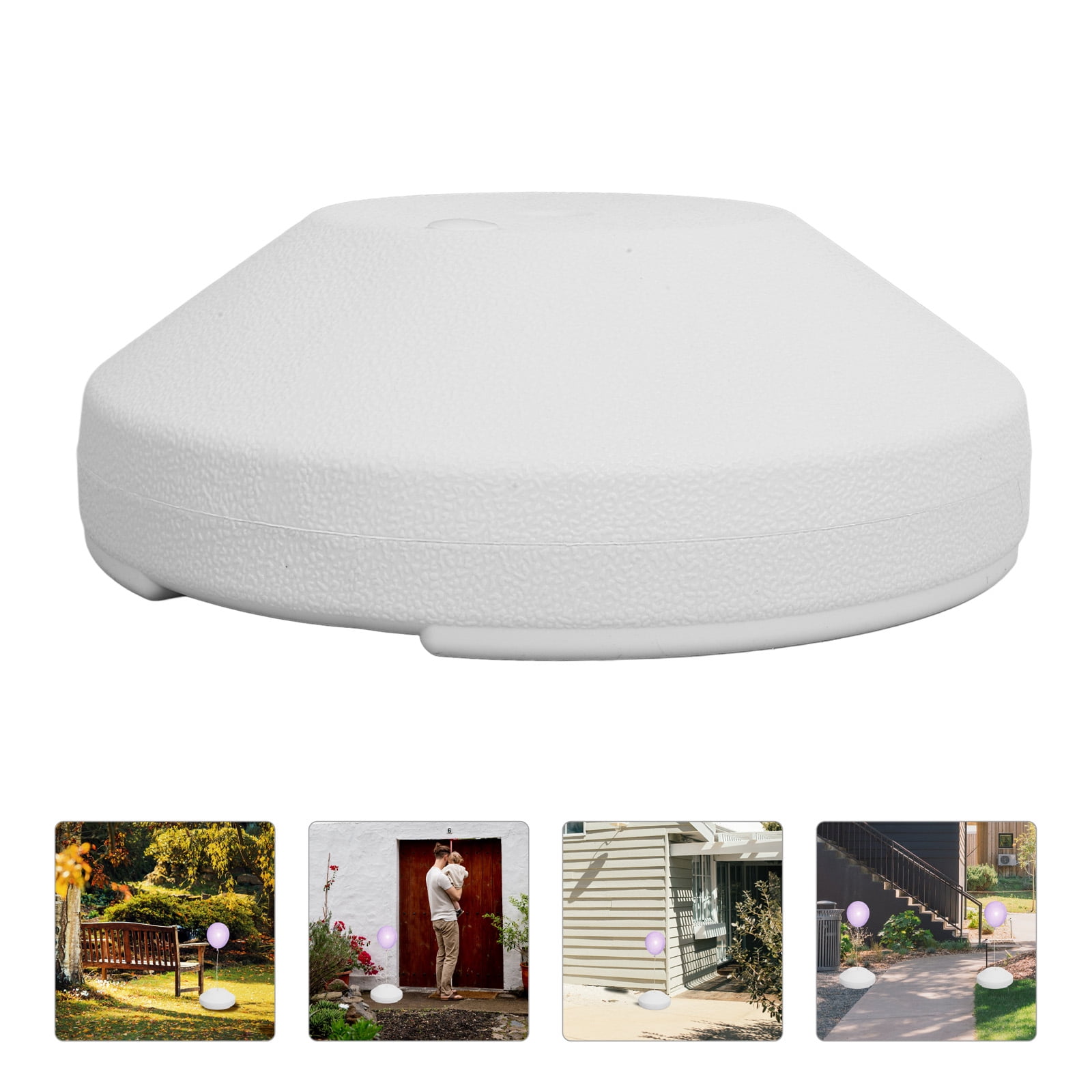 2 Pcs Balloon Water Weight Water-filled Base 33.00X33.00X10.00CM White ...