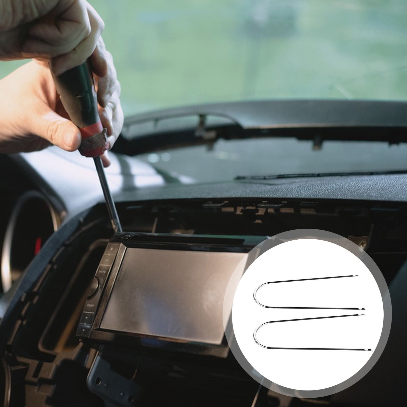 HOMEMAXS 2 Pcs Car Audio Plug and Disassembly Kit Auto Interior Tool ...