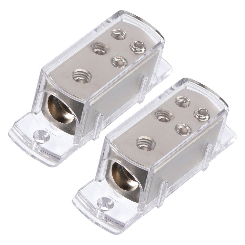 2 Pcs Car Junction Box -way Splitter Power Distribution Block - Walmart.com