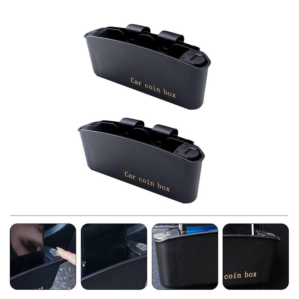HOMEMAXS 2 Pcs Change Organizer Coin Car Backseat Organizers and ...