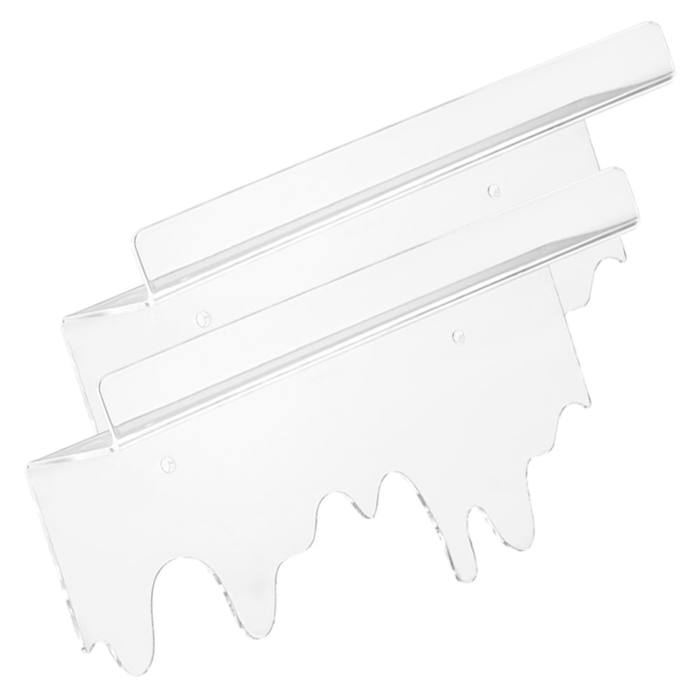 jojofuny Floating Shelves For Wall Floating Shelf Transparent 2Pcs 11 ...