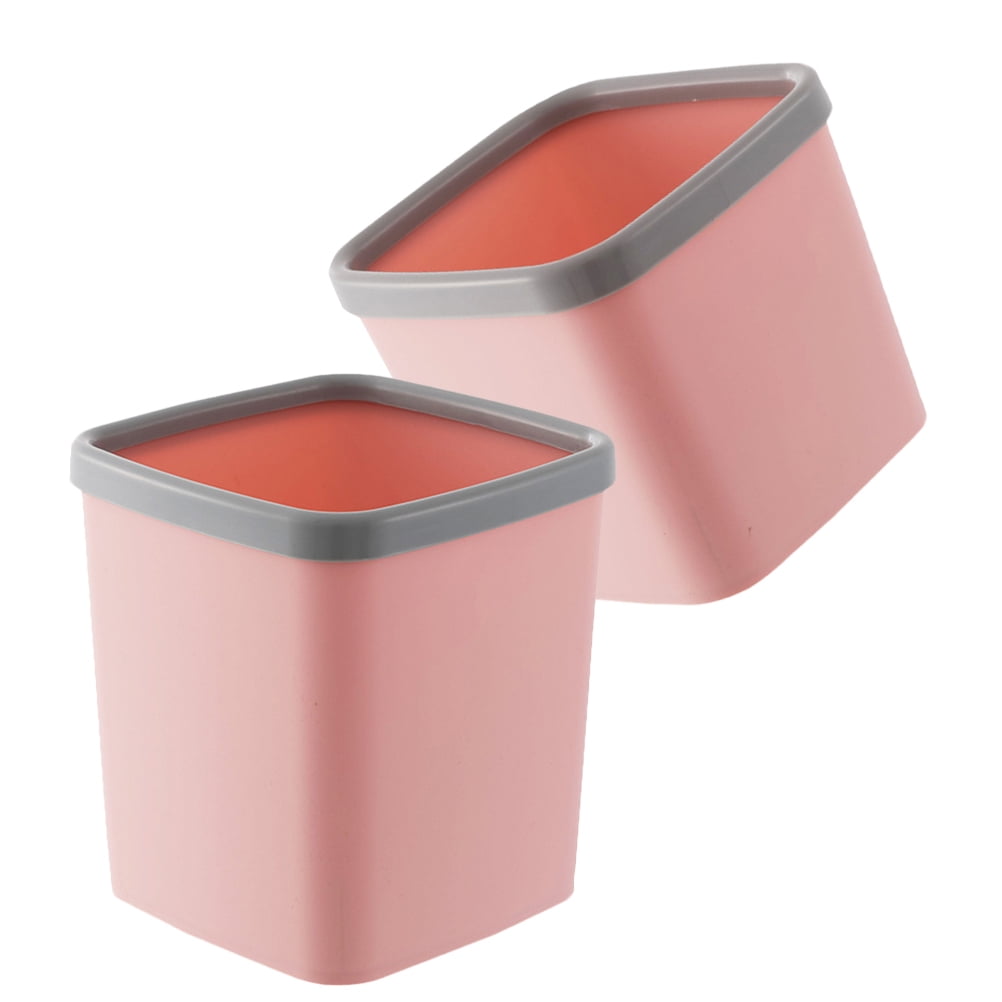 HOMEMAXS 2 Pcs Countertop Compost Bin Kitchen Desktop Trash Can Office ...