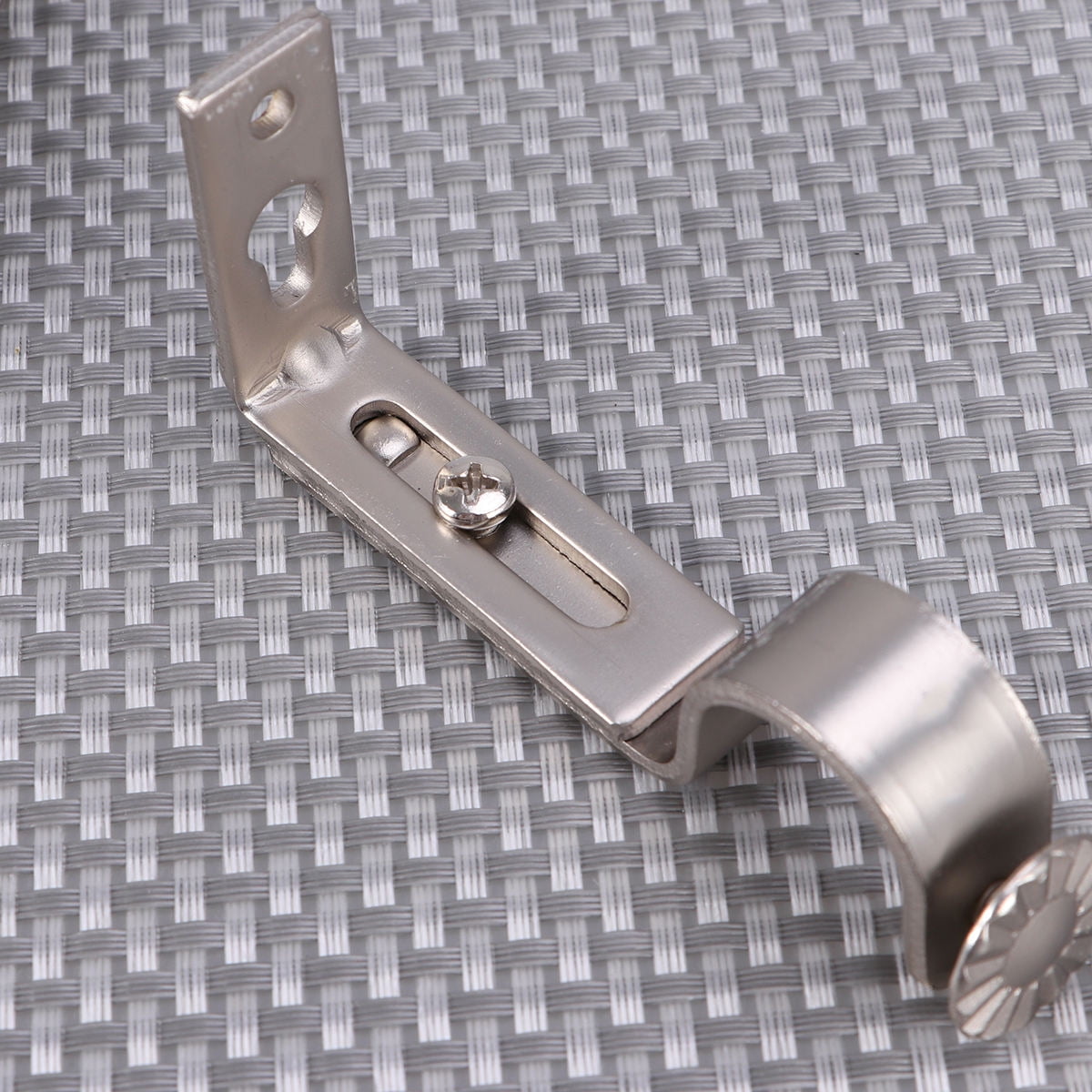 2 Pcs Curtain Rod Bracket Hook Base Adjustable Brackets Rods - Walmart.com