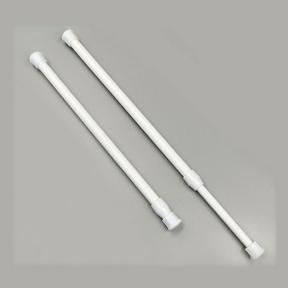 HOMEMAXS 2 Pcs Curtain Rod Without Drilling Expandable Tension ...