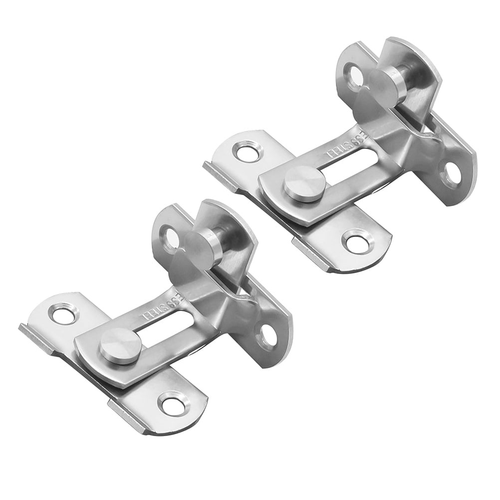 HOMEMAXS 2 Pcs Door Safety Lock Deck Gates Outdoor with Latch - Walmart.com