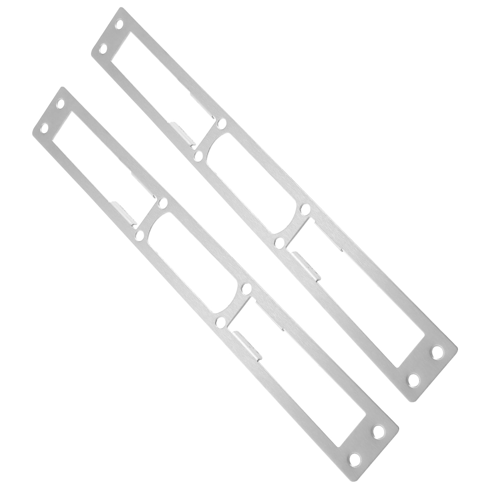 HOMEMAXS 2 Pcs Door Strike Plates Door Latch Plates Door Reinforcement ...