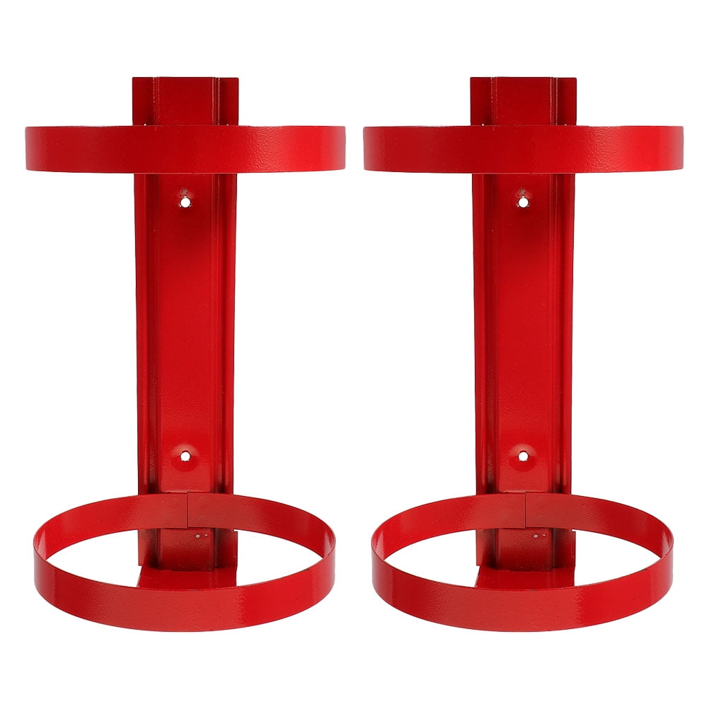 HOMEMAXS 2 Pcs Fire Extinguisher Mounting Bracket Door Hooks Garage ...