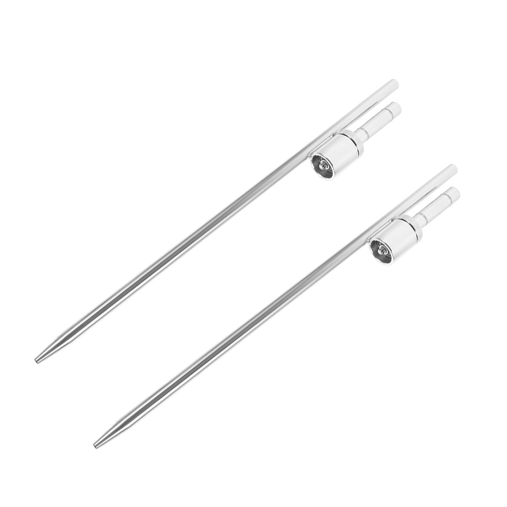 HOMEMAXS 2 Pcs Flag Pole Accessory Fixed Ground Spike Base Flagpole ...