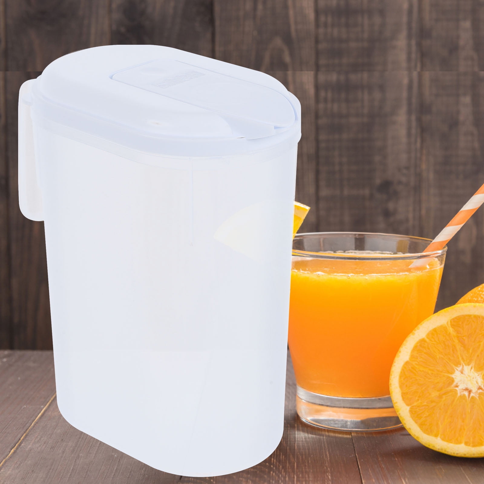 2 Pcs Fridge Water Jugs Cold Water Jug Pcs Water Pitcher Set 19.8X18X9 ...