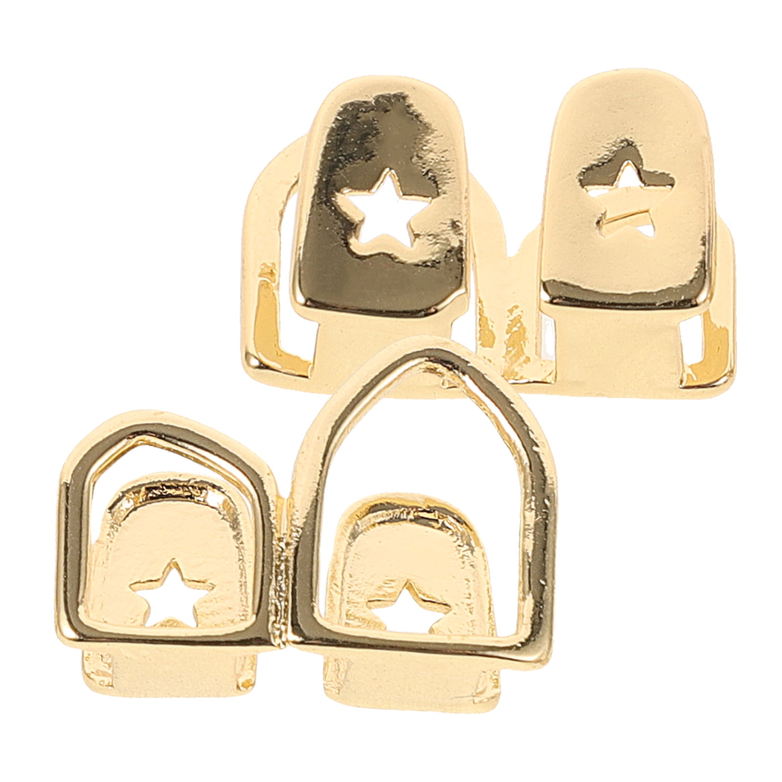 Golden Copper Teeth Grills for Decor Fit Your Tooth Shape Perfect for ...