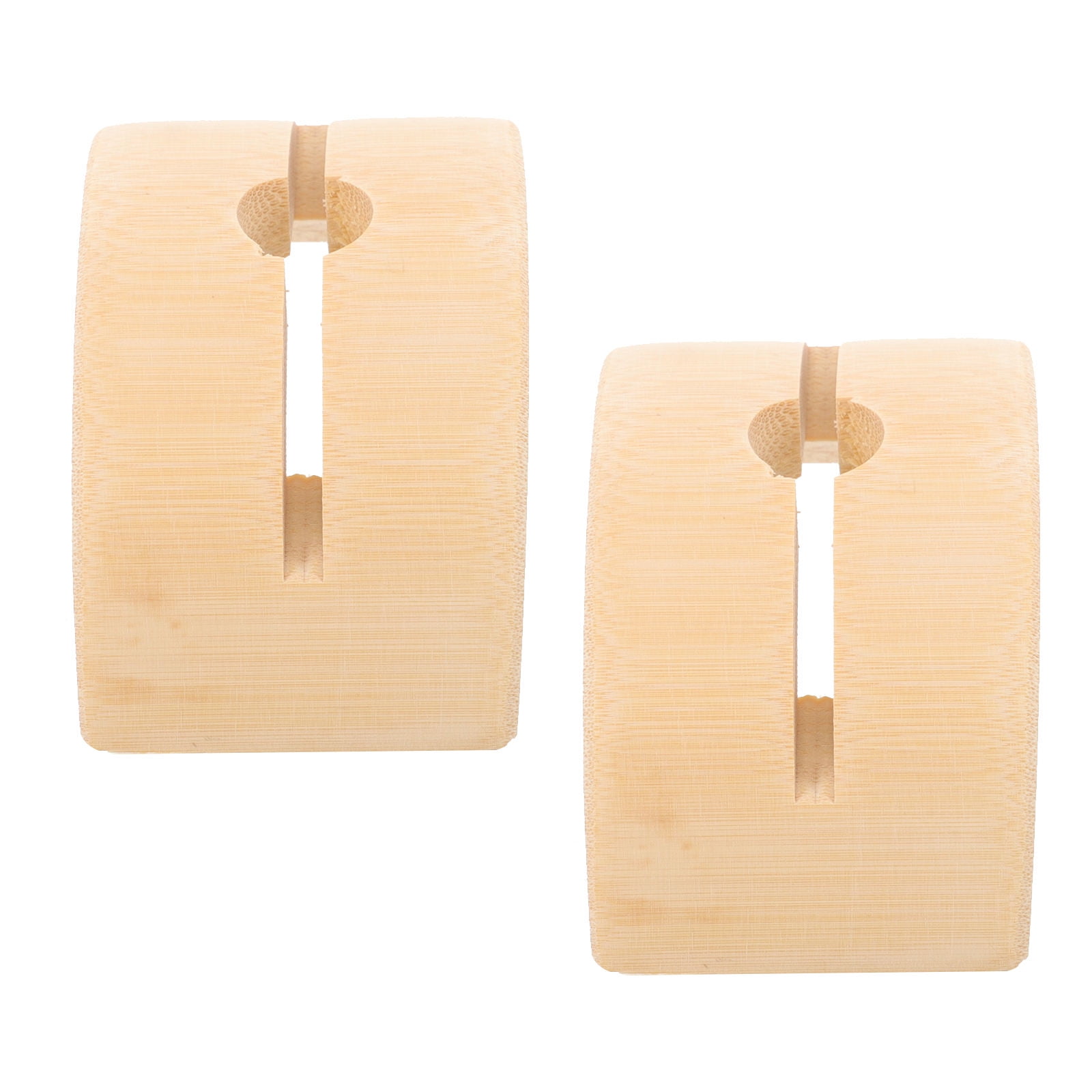 HOMEMAXS 2 Pcs Hand Fan Display Stand Wooden Handheld Folding ...