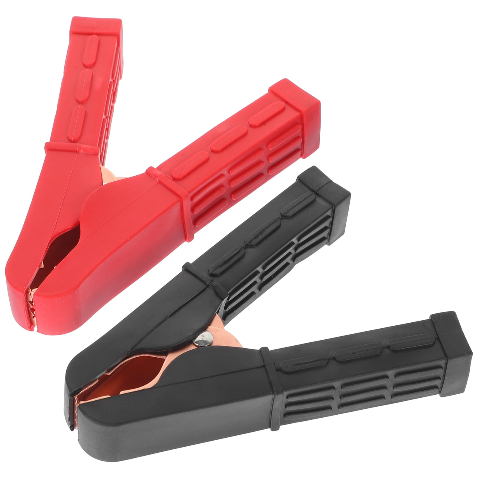 HOMEMAXS 2 Pcs Insulated Alligator Clips Battery Jumper Cable Clamps ...