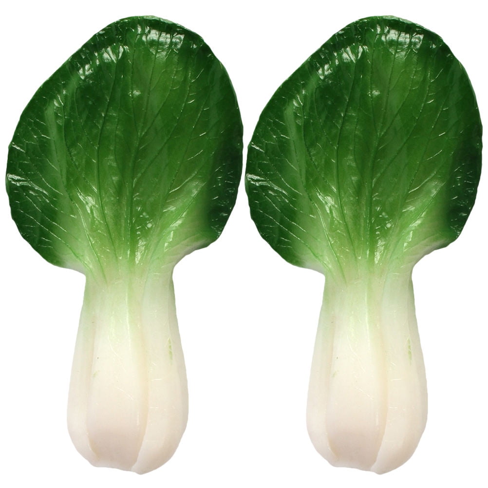 BEADCEST Cabbage Shape Simulation Little Cabbage Model Green 2Pcs 4.5x2 ...