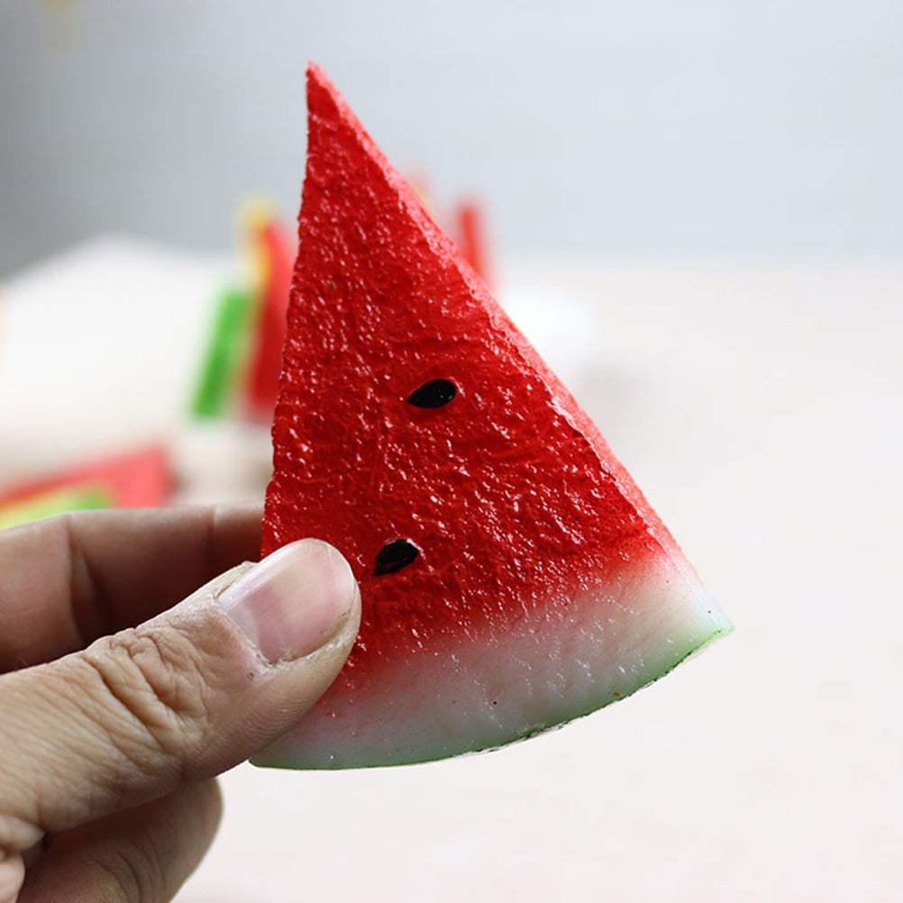 HOMEMAXS 2 Pcs Lifelike Watermelon Slice Model Dried Orange Slices ...